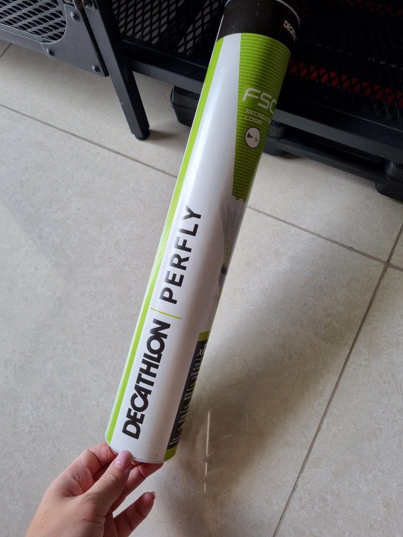 Decathlon Badminton racquet (Perfly 500) + Shuttlecocks, Sports ...