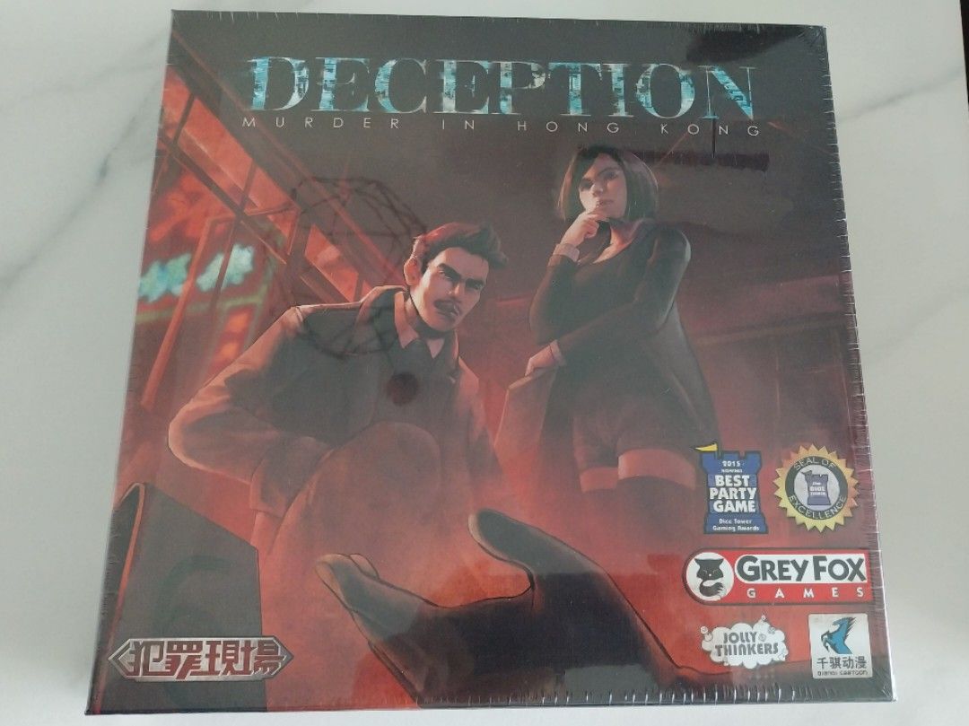 Deception Murder in Hong Kong board game, Hobbies & Toys, Toys & Games ...
