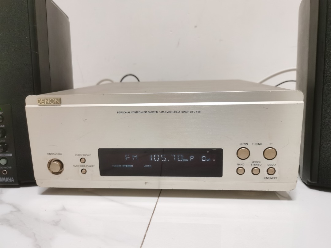 DENON PERSONAL COMPONENT SYSTEM/AM-FM STEREO TUNER UTU-F88, 音響器材, 其他音響 ...
