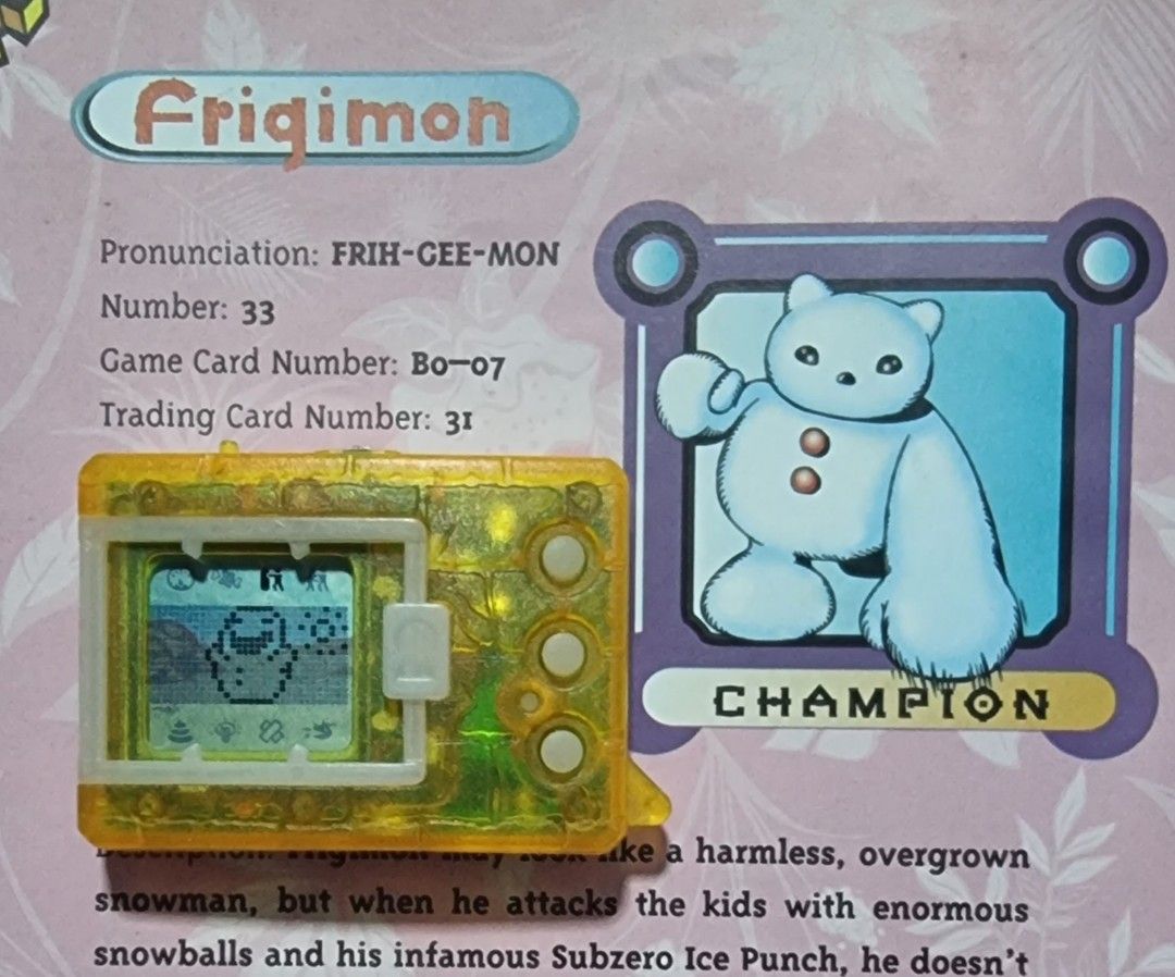 Digimon V2 Legendary Yellow (Eng Ver) (1997) (AUS), Hobbies & Toys ...