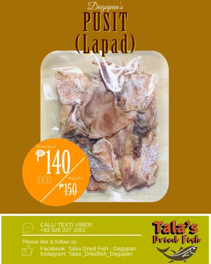 Driedfish Pusit Lapad (Squid) on Carousell