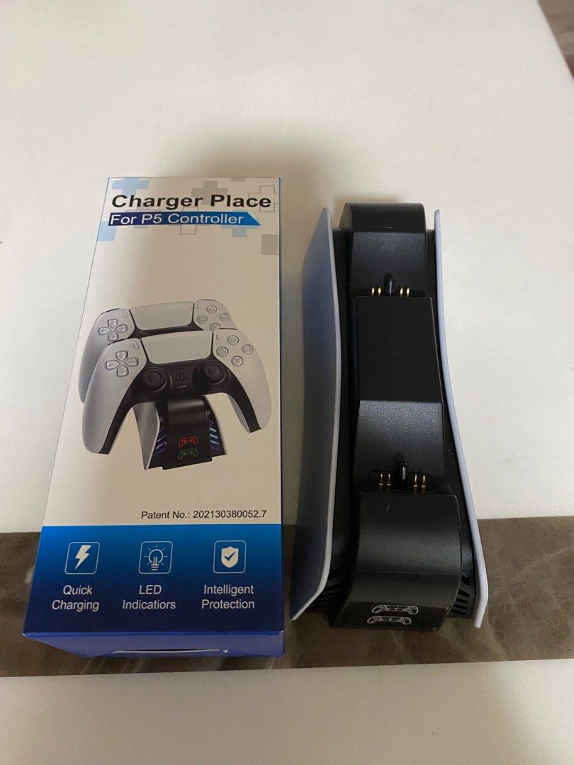 Dual Fast Charger for PS5 Wireless Controller USB Type-C Charging ...