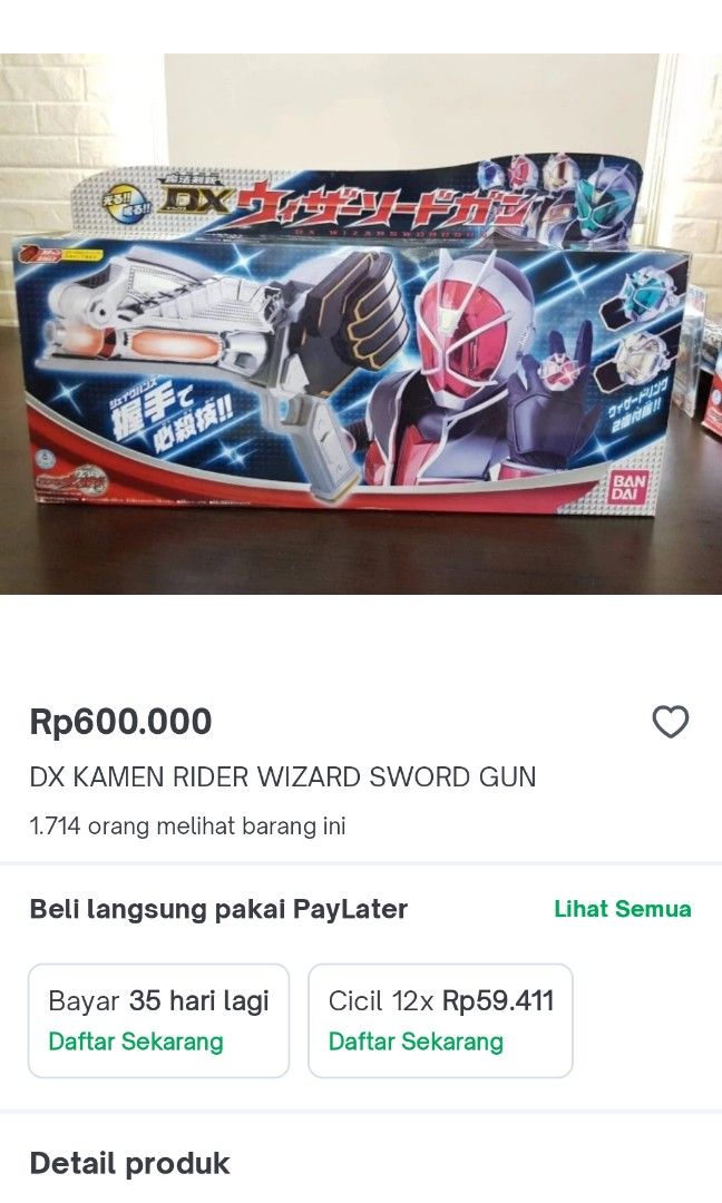 DX Kamen Rider Wizard Sword Gun, Toys & Collectibles, Mainan di Carousell