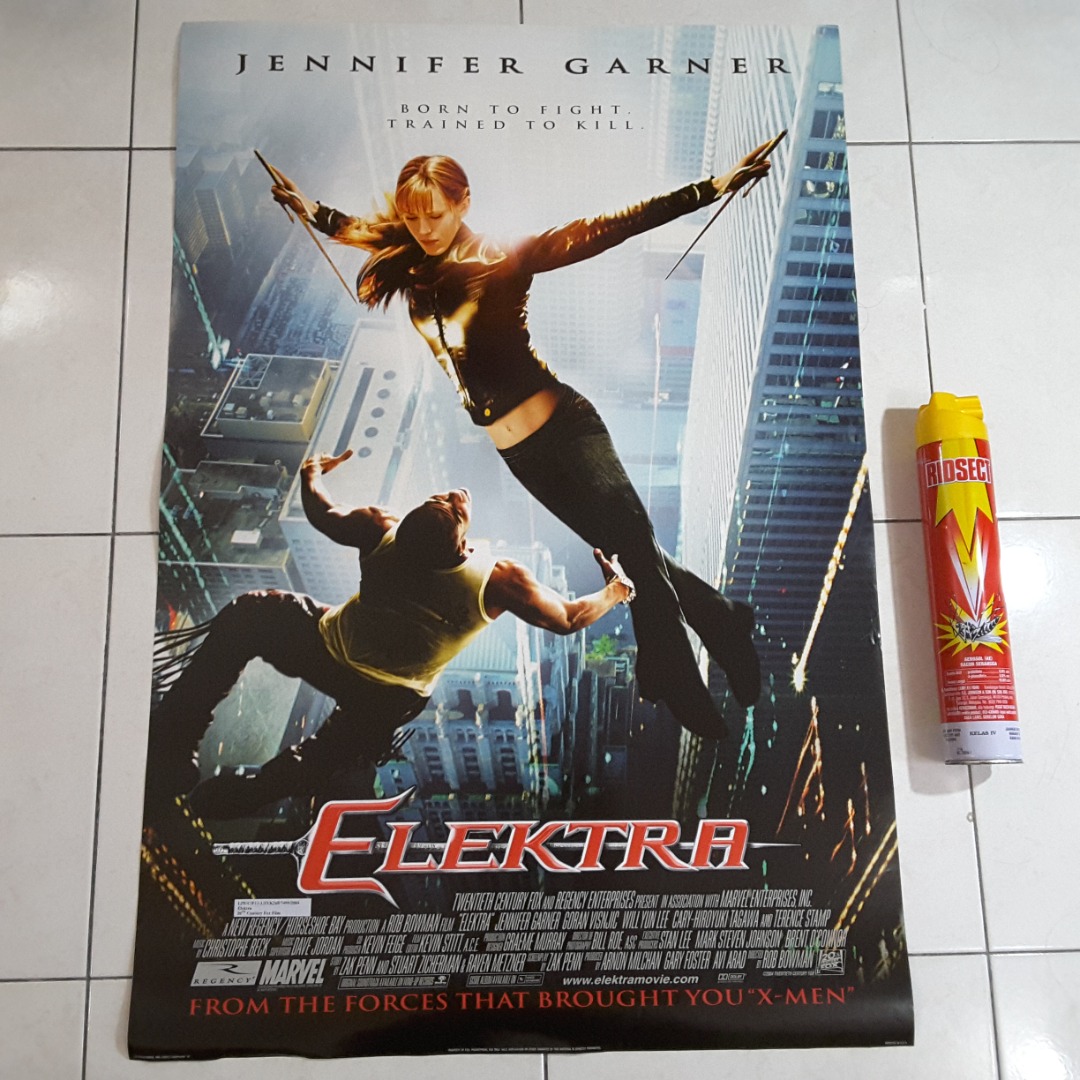 ELEKTRA 2004 Limited Edition Poster Original Movie design 01, Hobbies & Toys, Stationery & Craft ...
