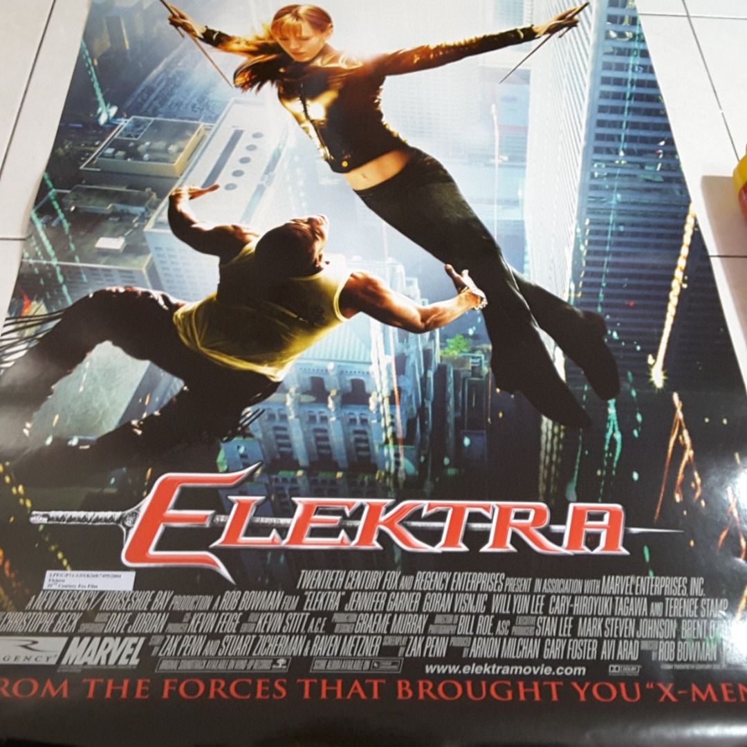 ELEKTRA 2004 Limited Edition Poster Original Movie design 01, Hobbies ...