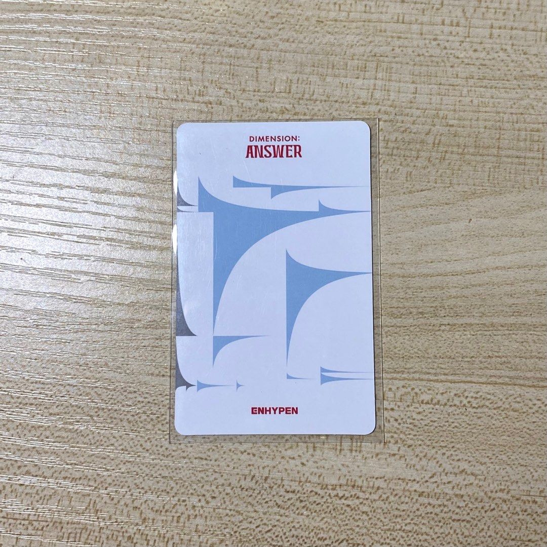 ENHYPEN JAKE dimension answer d:a yet ver photocard pc wts lfb on Carousell