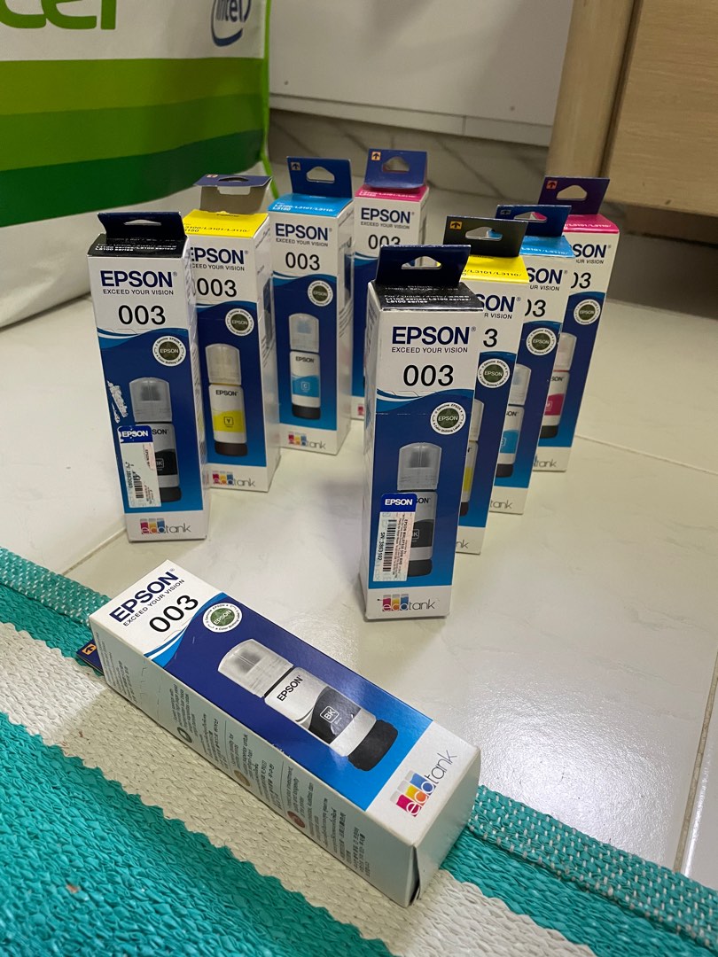 EPSON INK 003 | 2 sets, Computers & Tech, Printers, Scanners & Copiers ...