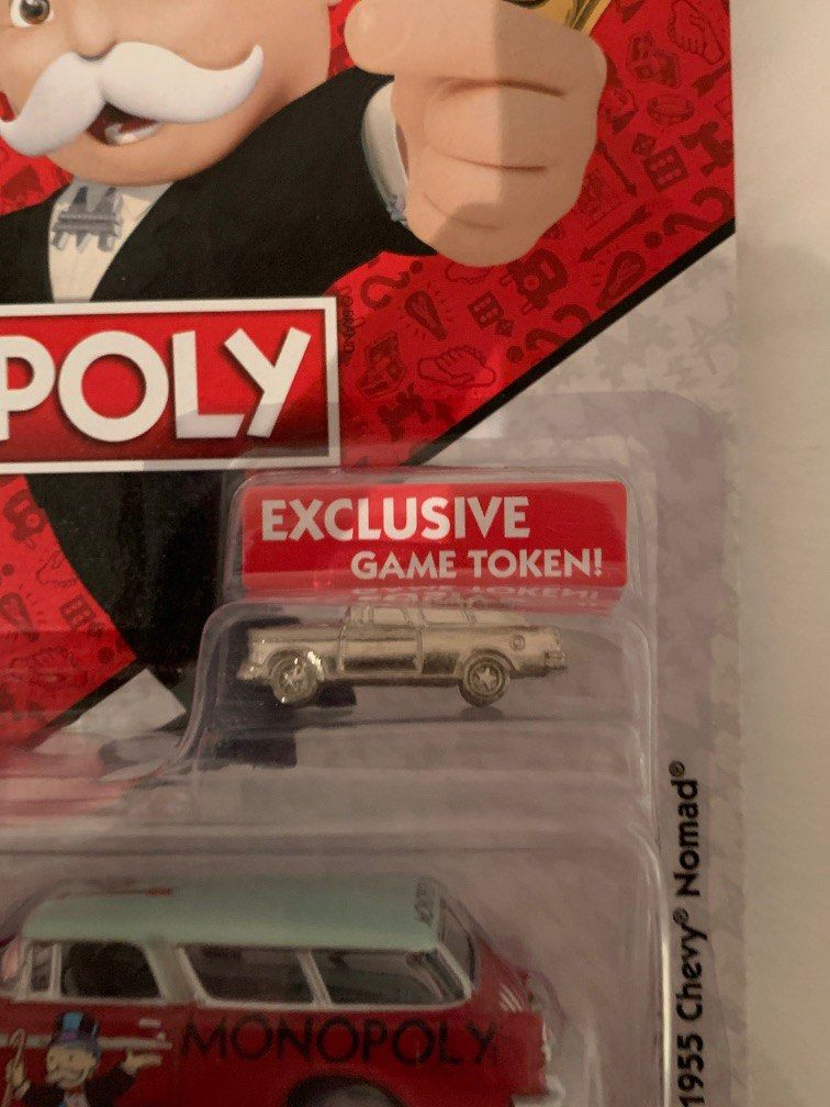 Exclusive monopoly hot wheel + game token piece, Hobbies & Toys, Toys ...