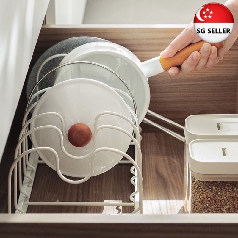 Expandable Pot and Pan Organizers Rack, Furniture & Home Living ...