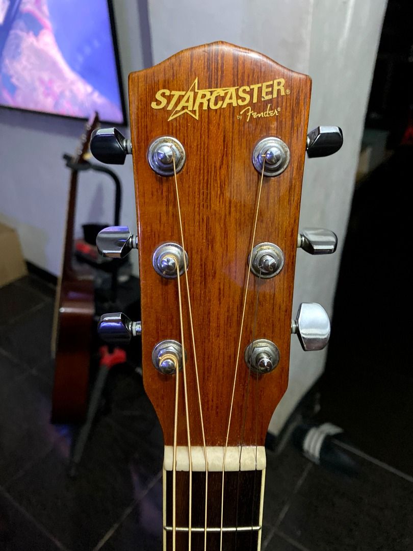 Fender Starcaster Acoustic Guitar, Hobbies & Toys, Music & Media ...