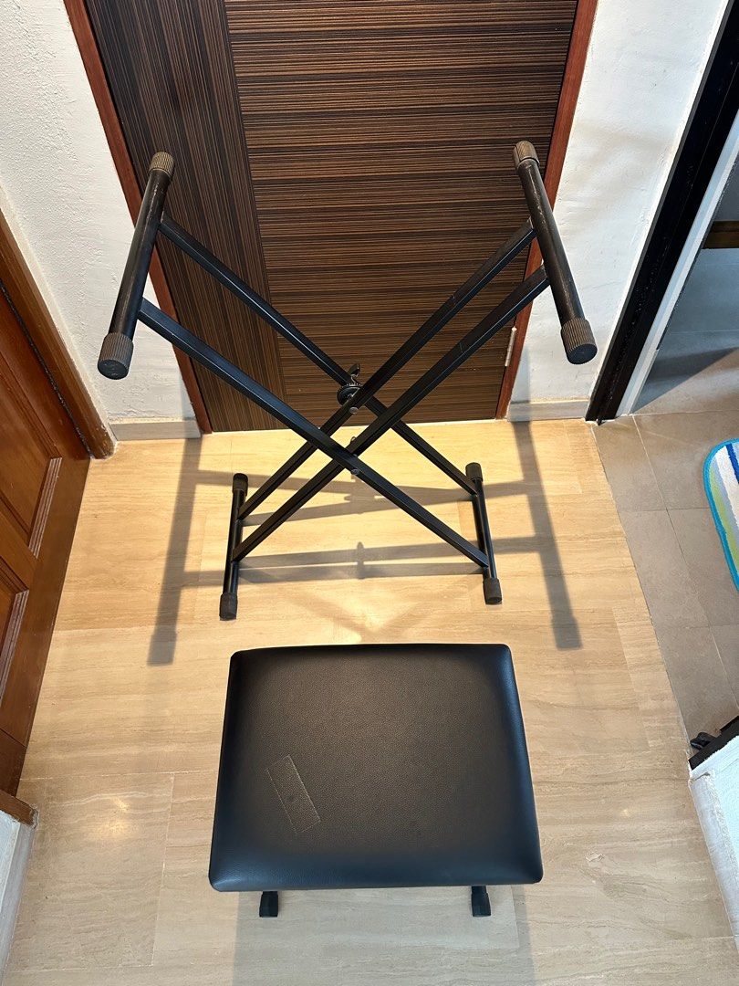 Foldable keyboard stand & chair, Hobbies & Toys, Music & Media, Music ...