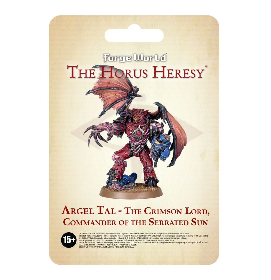 Forge world Warhammer 30K 40K Argel Tal - The Crimson Lord, 興趣及遊戲, 玩具 ...