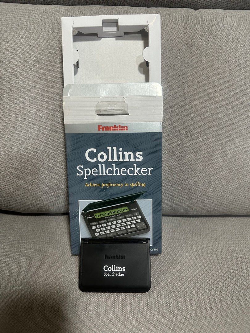 Franklin SPQ109 Collins Spellchecker with in-built Games, Everything ...