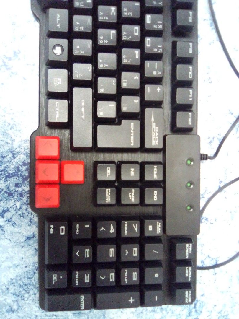 電競 鍵盤 Gaming Keyboard J POWER PK-A566, 電腦及科技產品, 電腦周邊產品, 電腦鍵盤及相關產品在旋轉拍賣