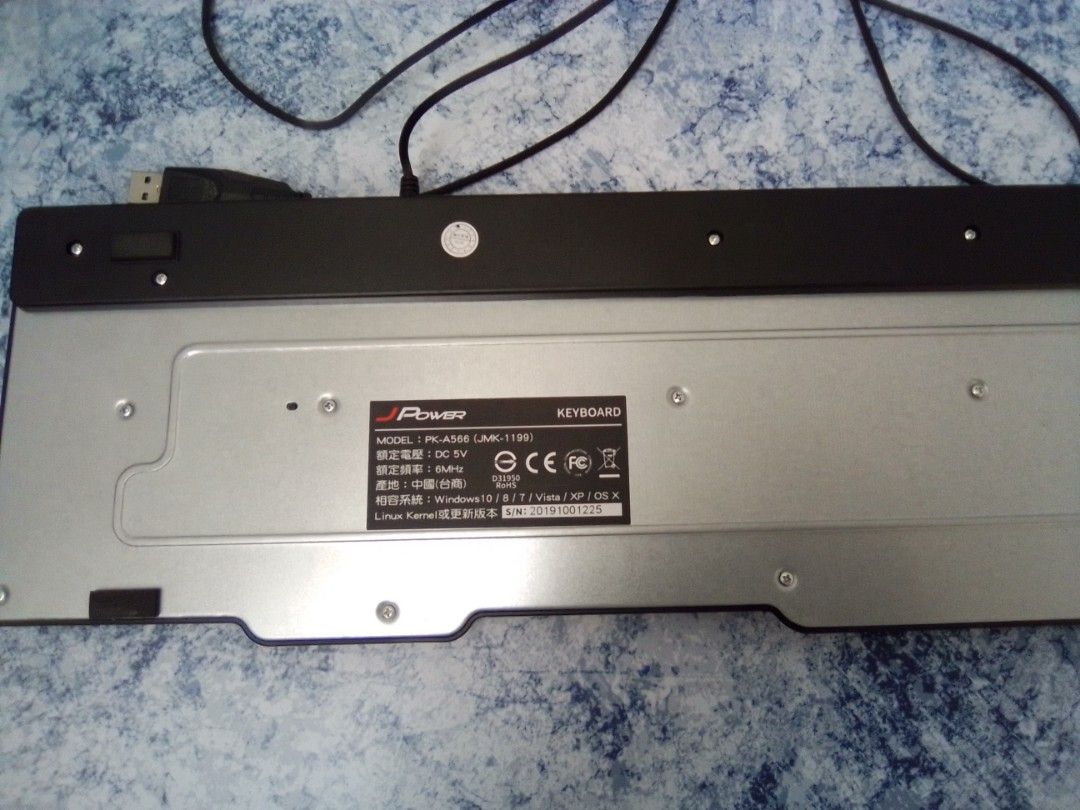 電競 鍵盤 Gaming Keyboard J POWER PK-A566, 電腦及科技產品, 電腦周邊產品, 電腦鍵盤及相關產品在旋轉拍賣