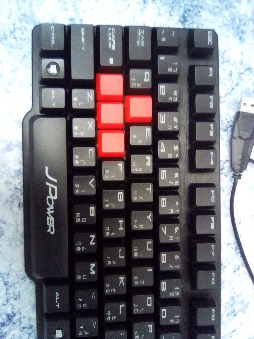 電競 鍵盤 Gaming Keyboard J POWER PK-A566, 電腦及科技產品, 電腦周邊產品, 電腦鍵盤及相關產品在旋轉拍賣