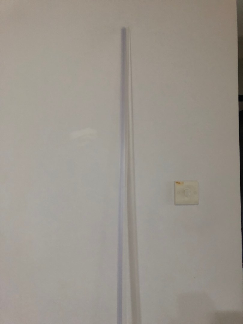 Brand new 2.1m Shower glass / glass door / glass panel Glass edge ...