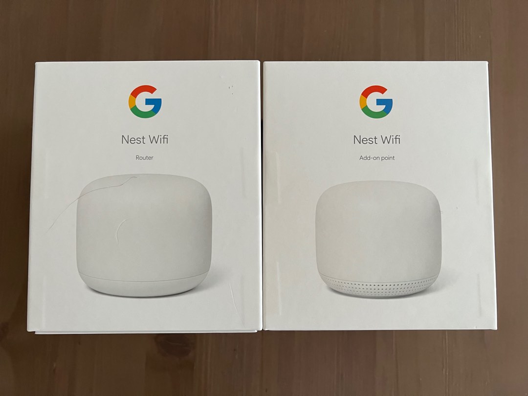 Google Nest Wifi Router + Add-on point, Computers & Tech, Parts & Accessories, Networking on ...