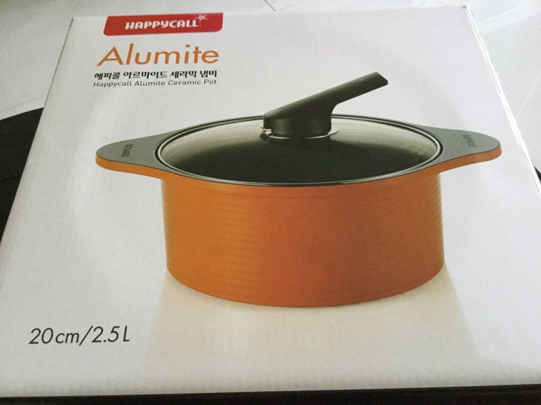 Happycall Alumite ceramic pot, Furniture & Home Living, Kitchenware ...