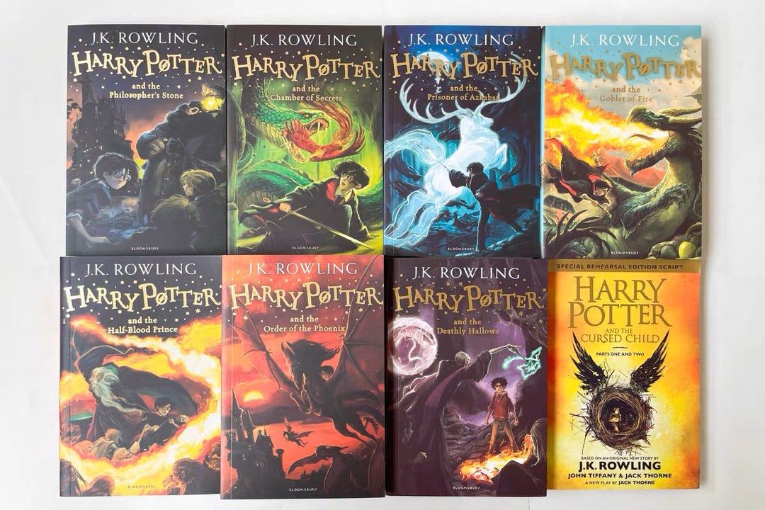 Harry Potter Complete Set Children Story Books and the Cursed Child by ...