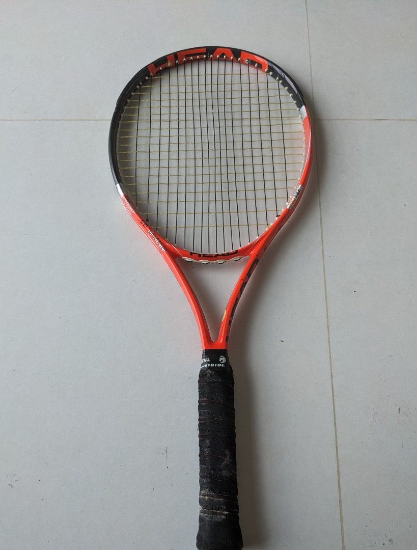 Head tennis racquet (red color frame), Sports Equipment, Sports & Games ...