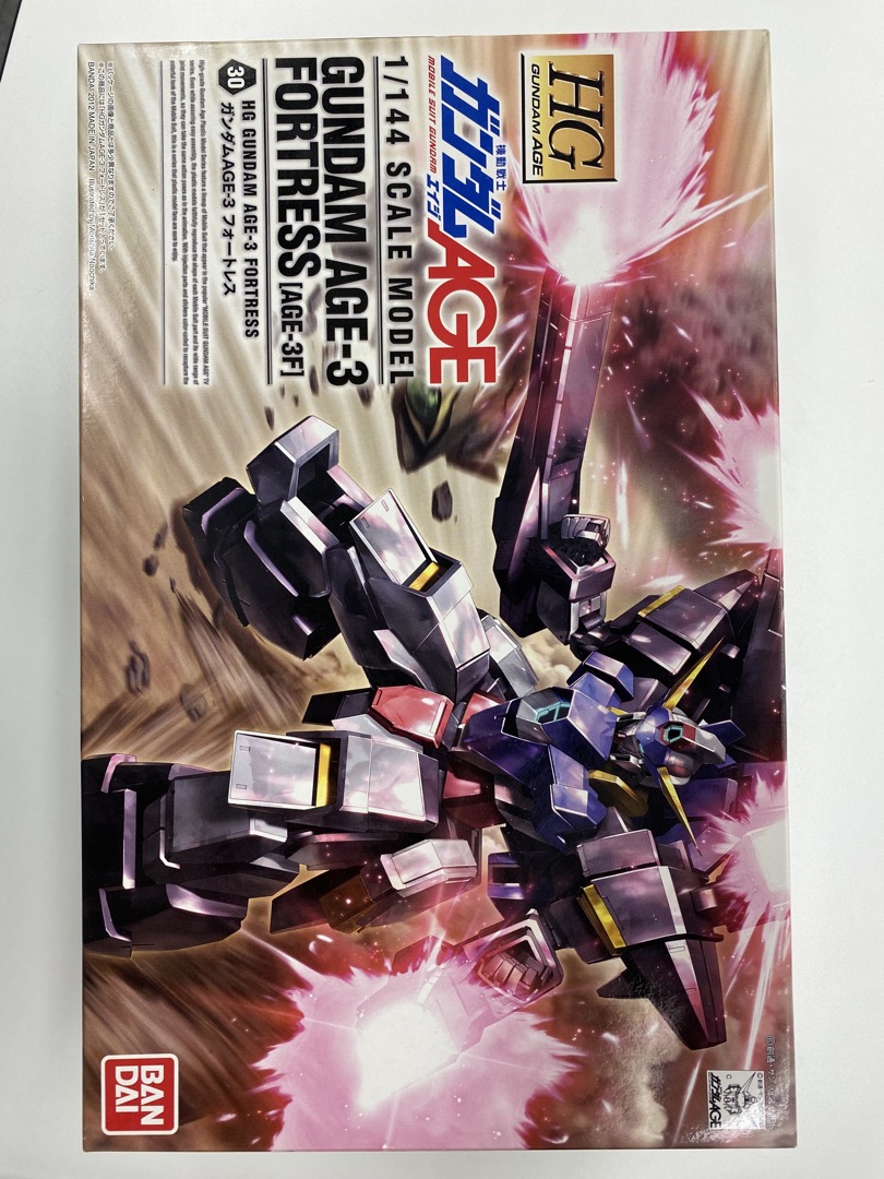 HG 1/144 HG AGE-3 Fortress 要塞型 堡壘型 高達 模型 GUNDAM AGE 3 未砌, 興趣及遊戲, 玩具 & 遊戲類 - Carousell