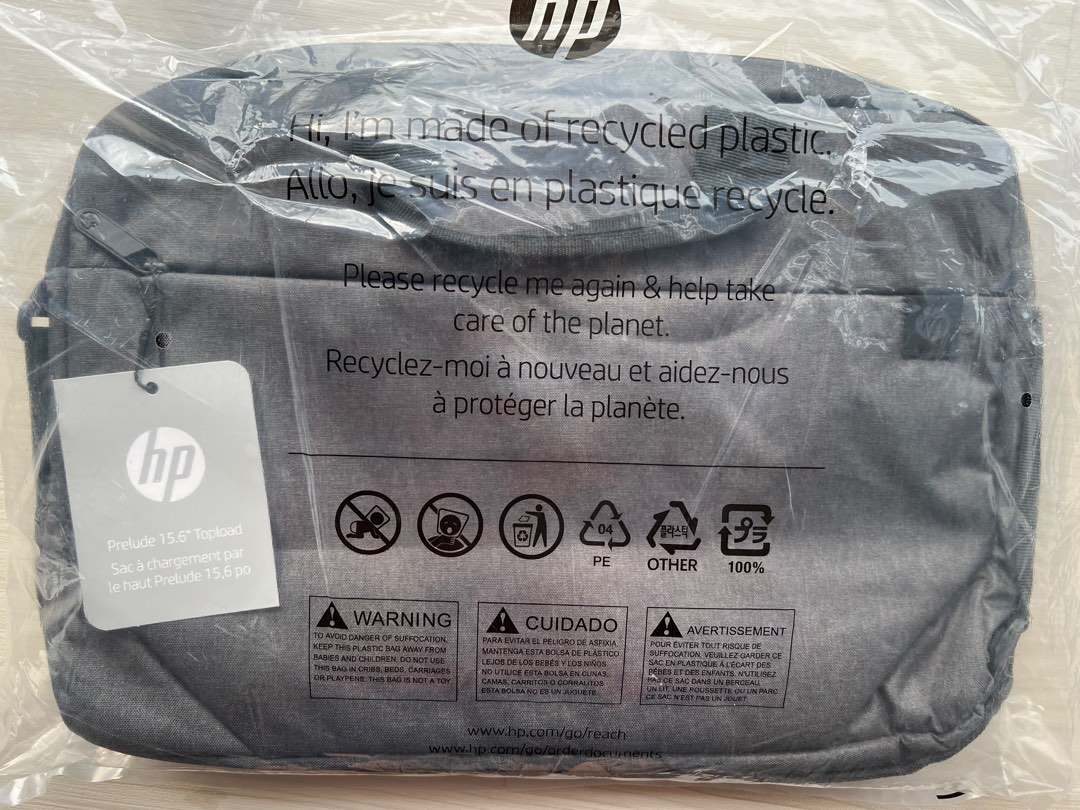 HP 15.6inch sling bag, original, Computers & Tech, Parts & Accessories ...