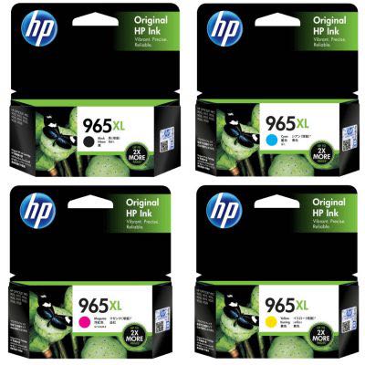 HP 965XL FULL SET (1 BLACK, 3 COLOURS), Computers & Tech, Printers ...