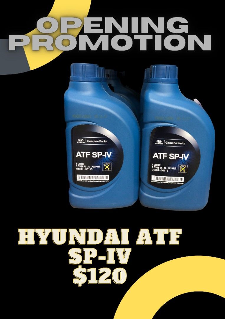 Hyundai ATF SP-IV, Car Accessories, Car Workshops & Services on Carousell