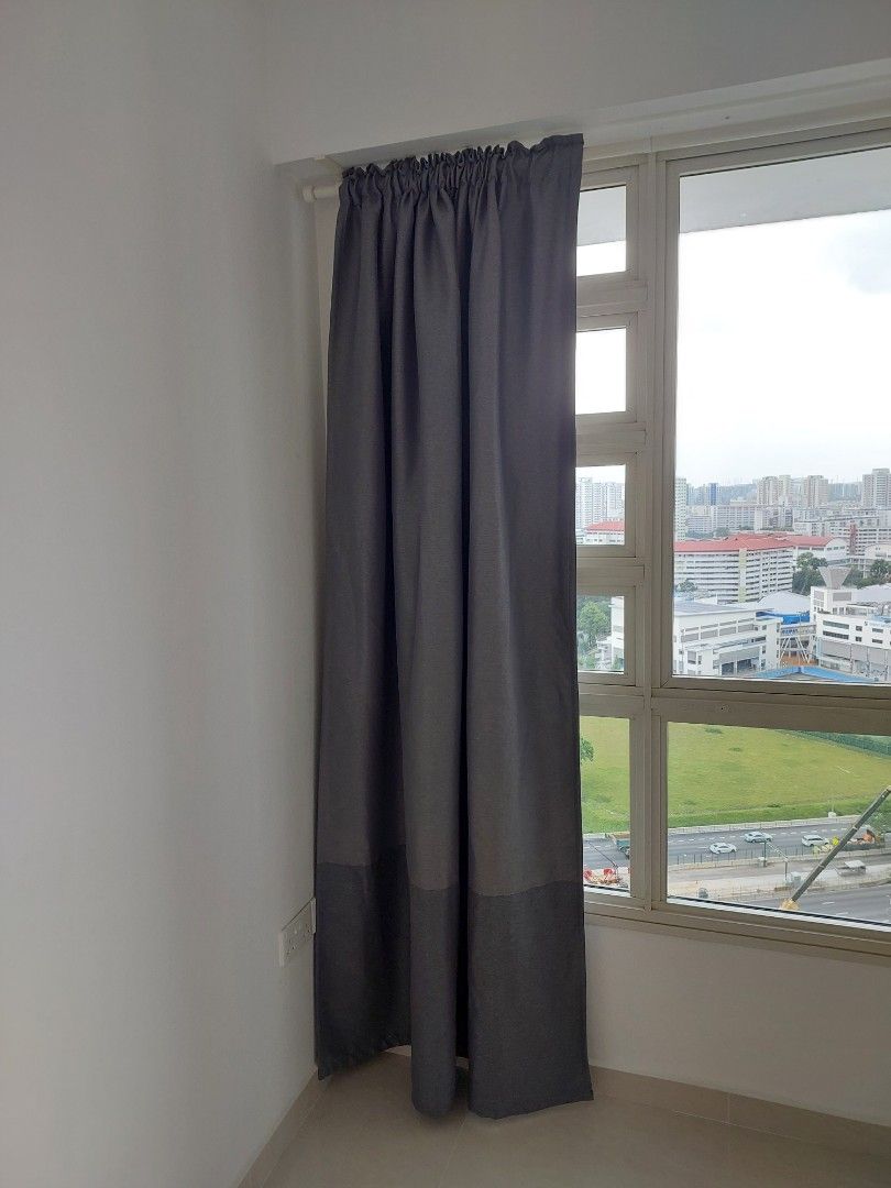 Ikea block out curtains, Furniture & Home Living, Home Decor, Curtains ...