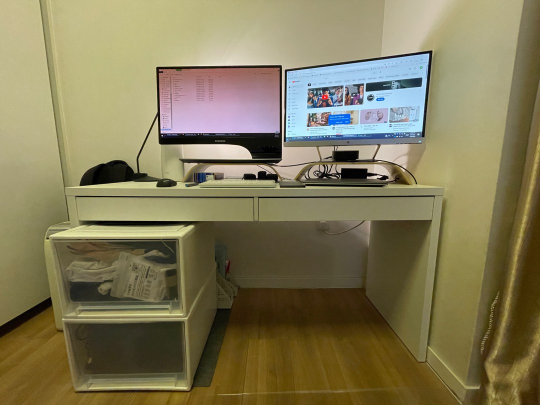 IKEA MICKE Study/Work Desk, Furniture & Home Living, Furniture, Tables ...