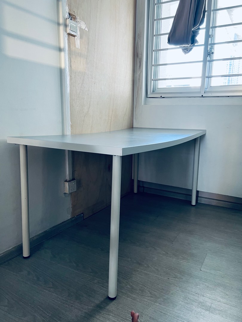 IKEA study table LxW 200 x 60 cm, Furniture & Home Living, Furniture ...