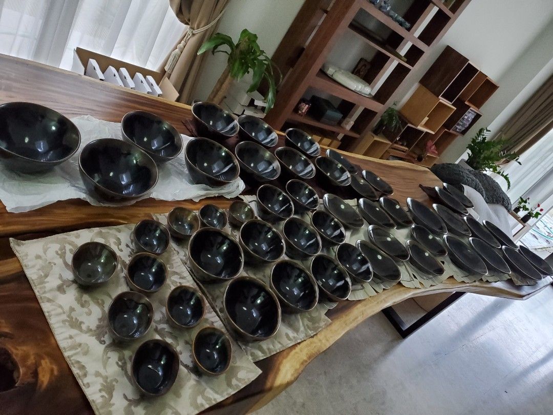 Indonesian rain tree, solid wood slab, custom dinning table, 12 guests ...