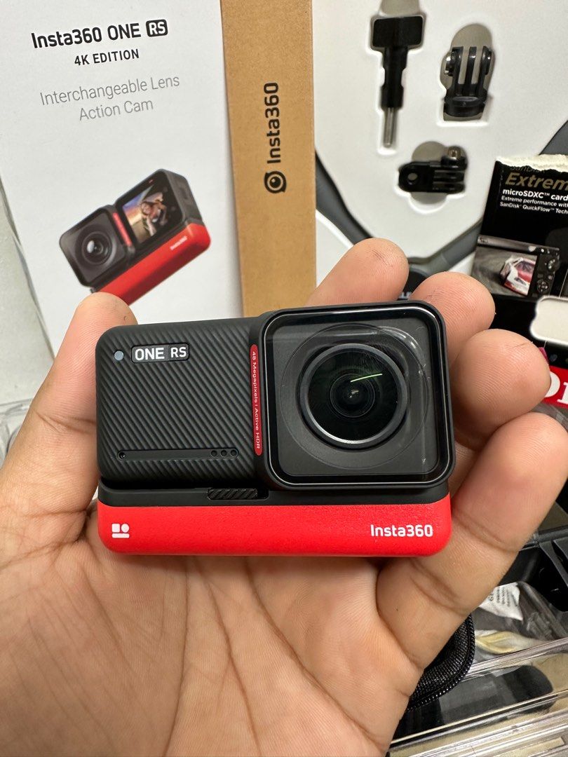 Insta360 One Rs 4k Version, Photography, Cameras on Carousell
