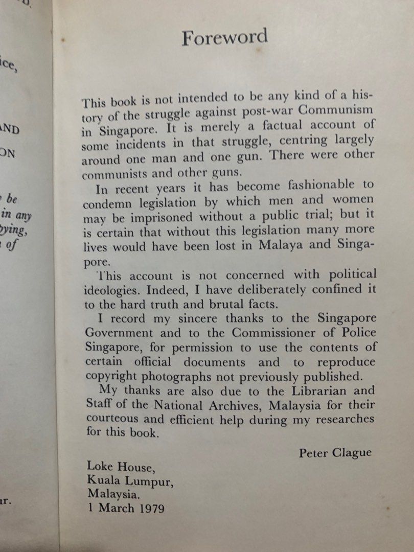 Iron Spearhead, The True Story of A Communist Killer Squad in Singapore ...