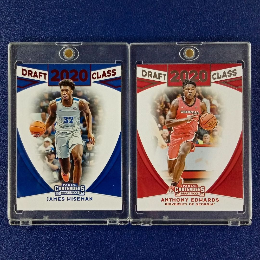 James Wiseman & Anthony Edwards 2020 Draft Class RC NBA Cards, Hobbies ...
