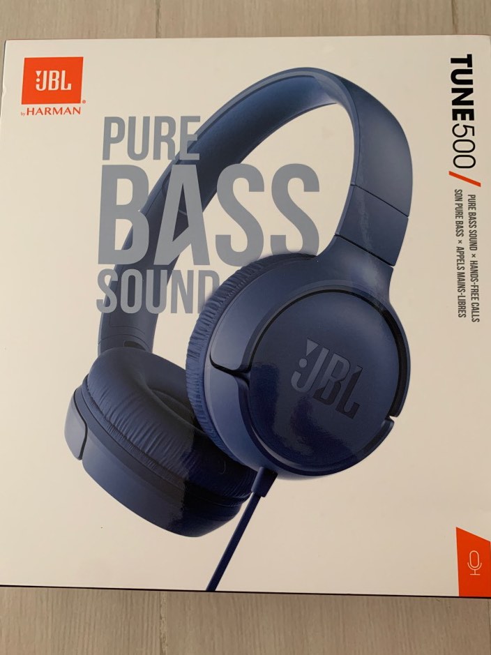 JBL Pure Bass Sound (Tune 500), Audio, Headphones & Headsets on Carousell