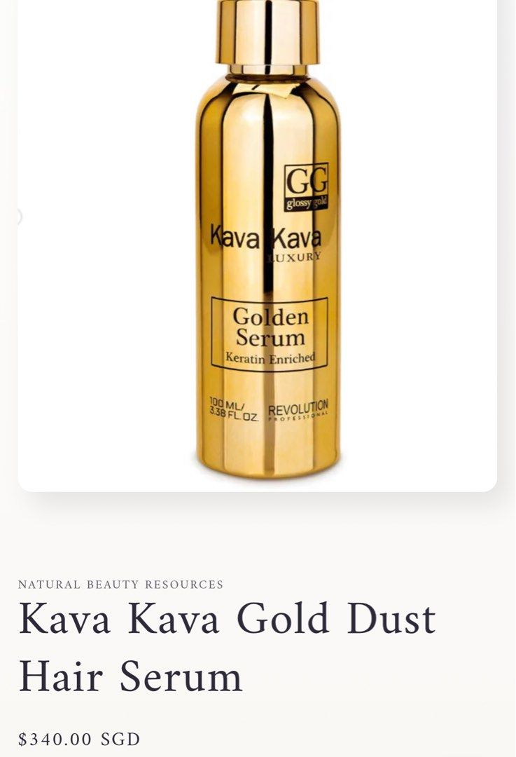 Kava Kava gold dust hair series, Beauty & Personal Care, Hair on Carousell