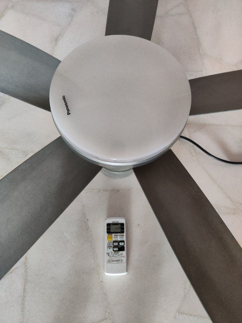 Panasonic Ceiling Fan F-M15GW, Furniture & Home Living, Lighting & Fans ...
