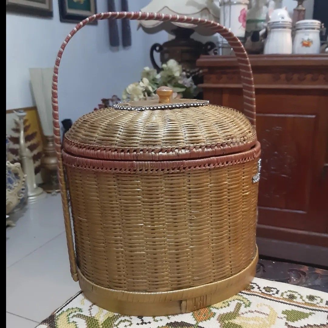 Keranjang Anyaman Rotan On Carousell