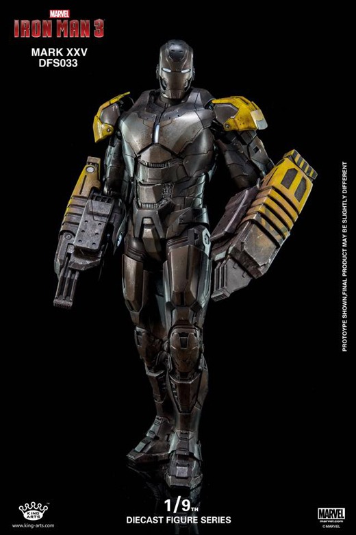 King Arts : 1/9 Iron Man - Mark XXV (Diecast) & Hall of Armor (SHOW Ver ...