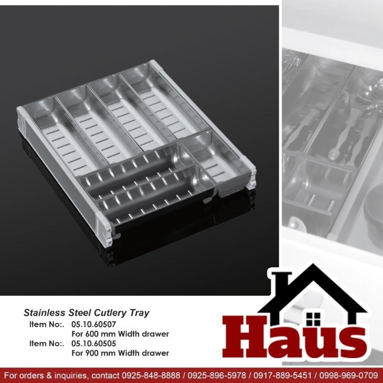 Kitchen Organizer - Stainless Cutlery Tray, Commercial & Industrial ...