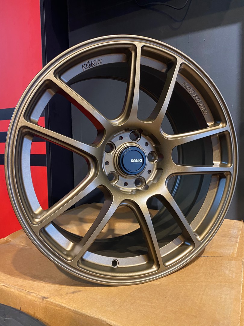Konig Heliogram 18” Rims, 5x112, 18”x8.5”, Offset 42, Car Accessories ...
