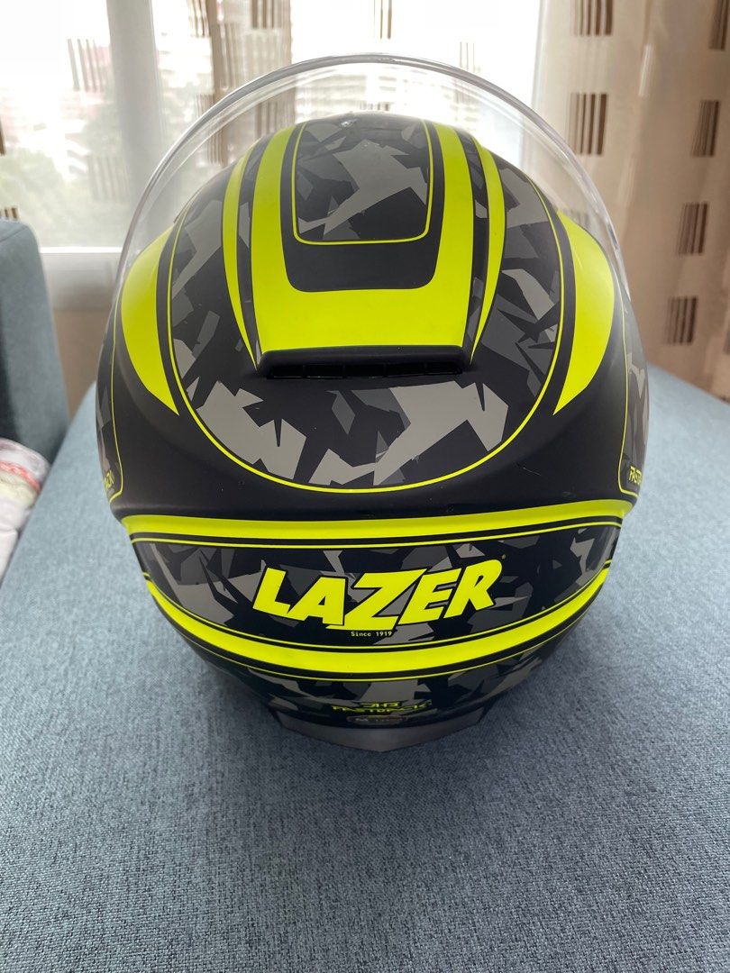 Lazer Motorcycle Helmet, Motorcycles, Motorcycle Apparel on Carousell