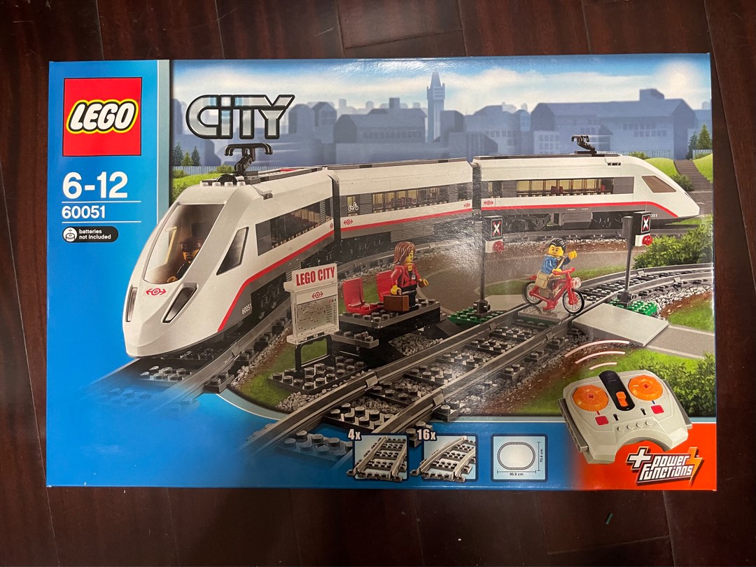 Lego 火車 City 60051 High-speed Passenger Train, 興趣及遊戲, 玩具 & 遊戲類 - Carousell
