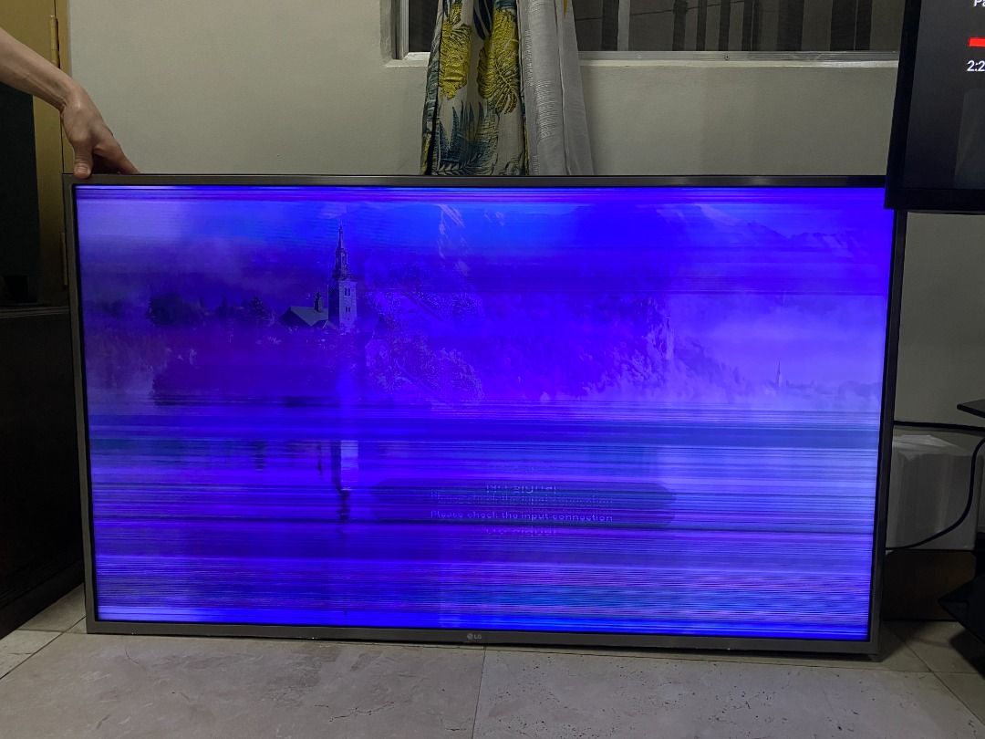 LG 49UH6500 49in UHD 4k Flat Screen Smart TV (lcd issue), Furniture ...