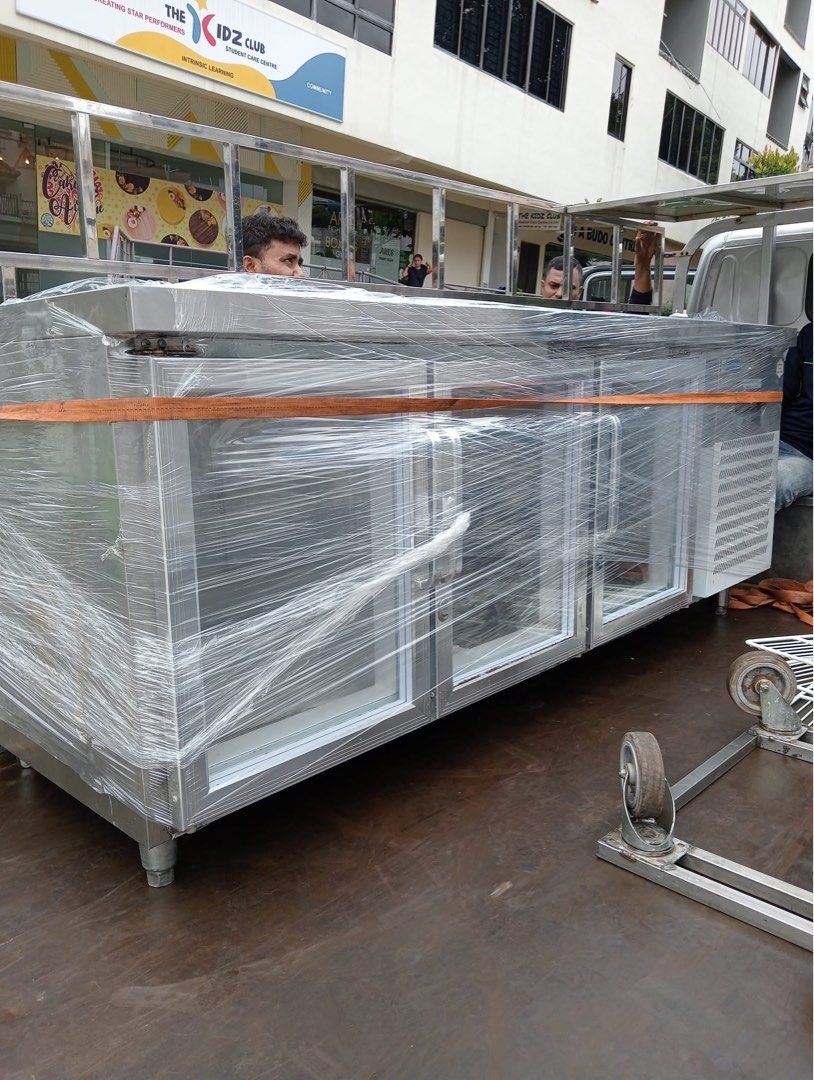 Like nee condition! (Free delivery and warranty) 3 glass door counter ...