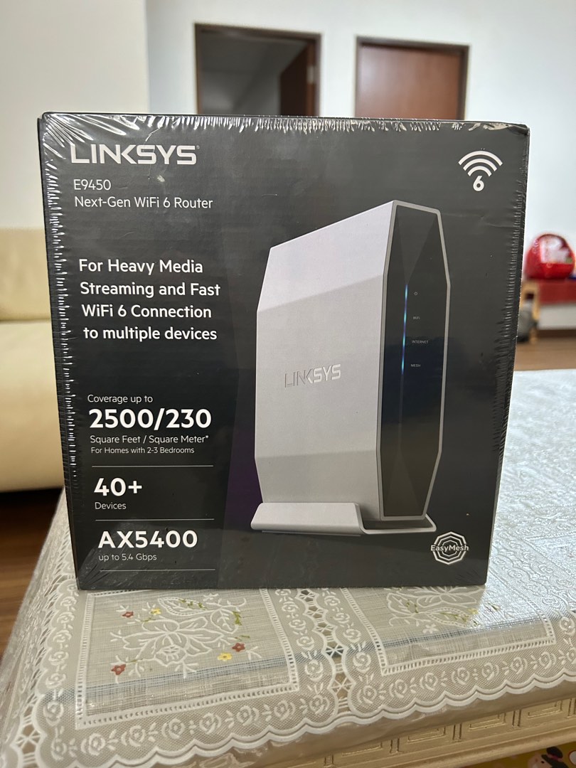 Linksys E9450 Next-Gen Wifi 6 Router, Computers & Tech, Parts ...
