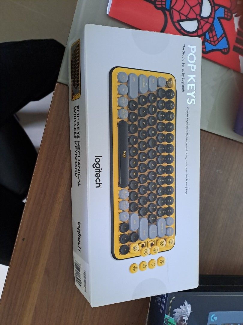 Logitech pop keys, 電腦＆科技, 電腦周邊及配件, 電腦鍵盤及相關產品 - Carousell