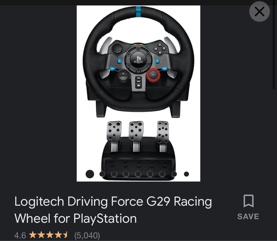 LOGITECH RACING WHEEL + CHAIR FOR Playstation, Video Gaming, Gaming ...